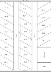 Park Layout - Hot Springs RV & Camping Park | Harrison Hot Springs, BC